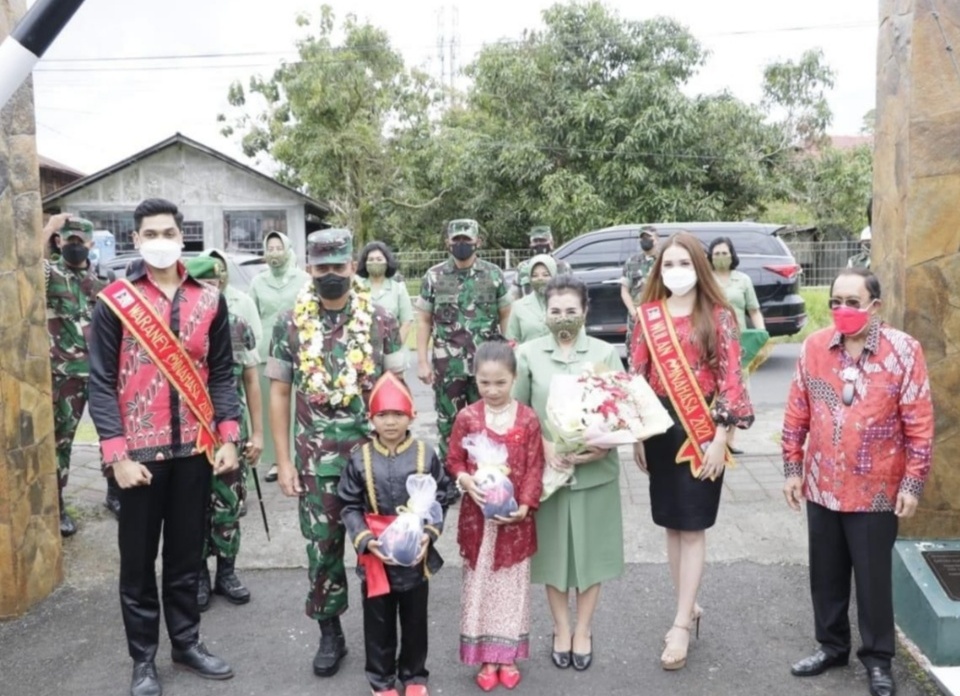 Kunjungan Pangdam XIII/Merdeka Disambut Letkol Inf Ircham Effendy dan ...