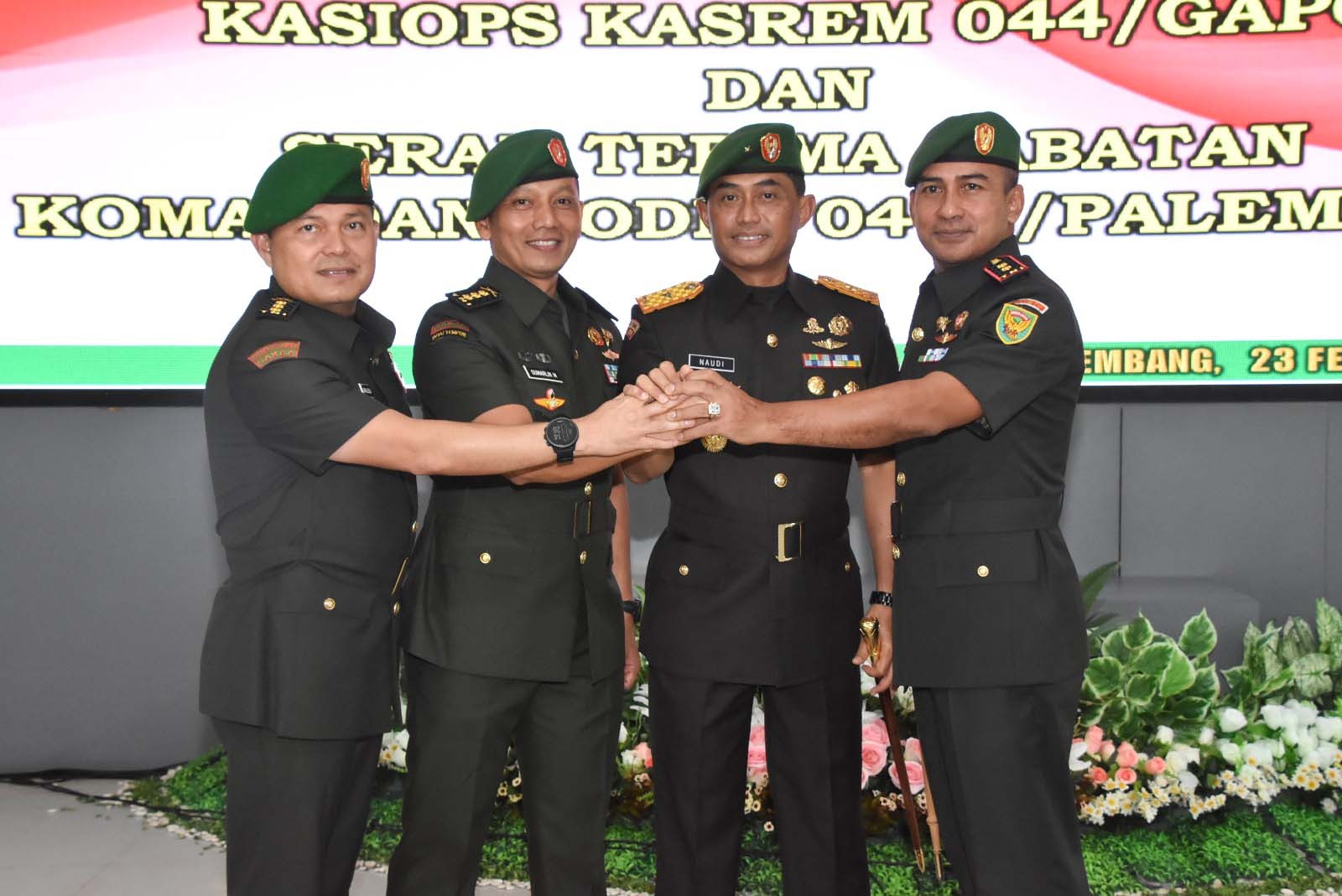 Letkol Czi Arief Hidayat Resmi Jabat Komandan Kodim 0418/Palembang ...